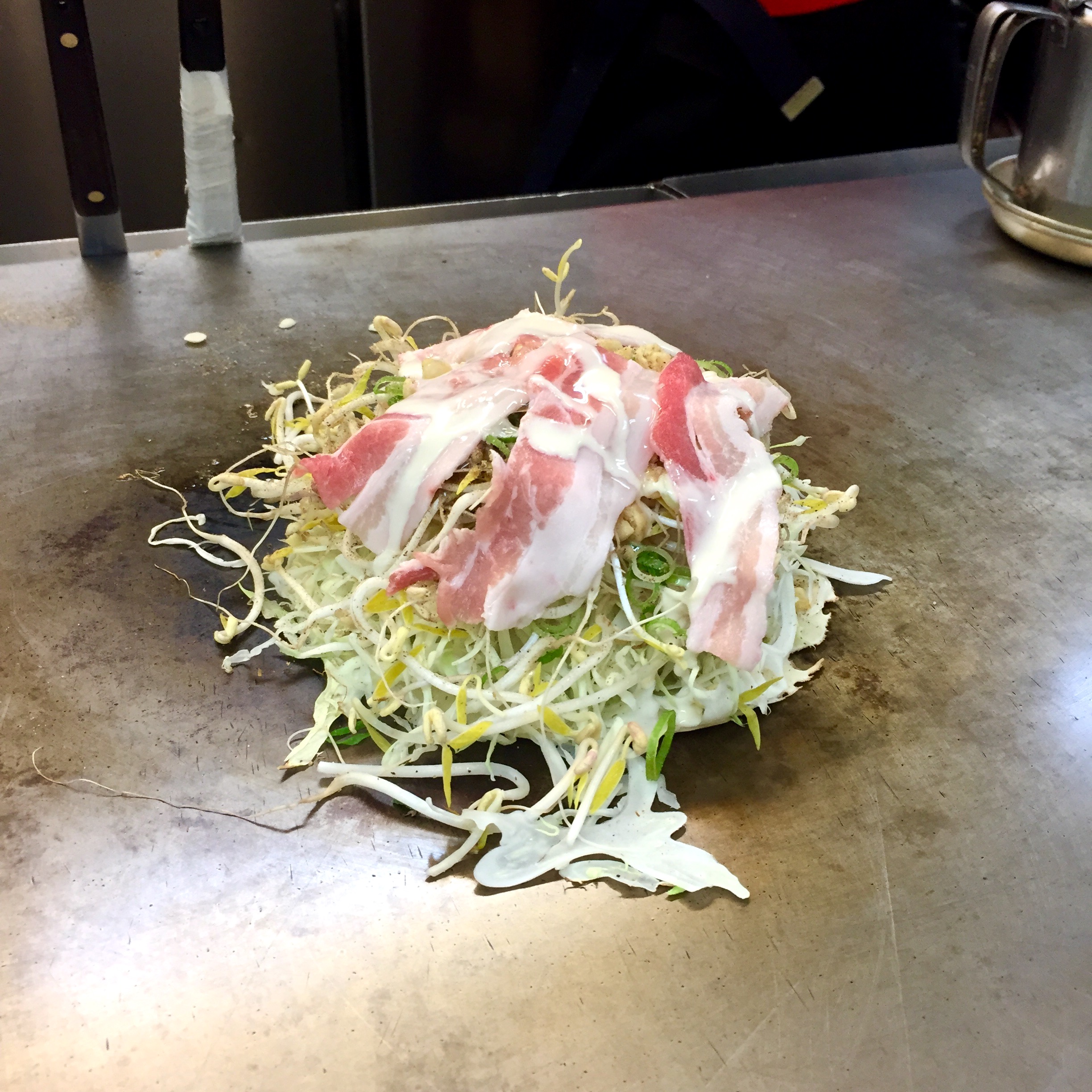 Hiroshimayaki at okonomimura | A Year in Dinners