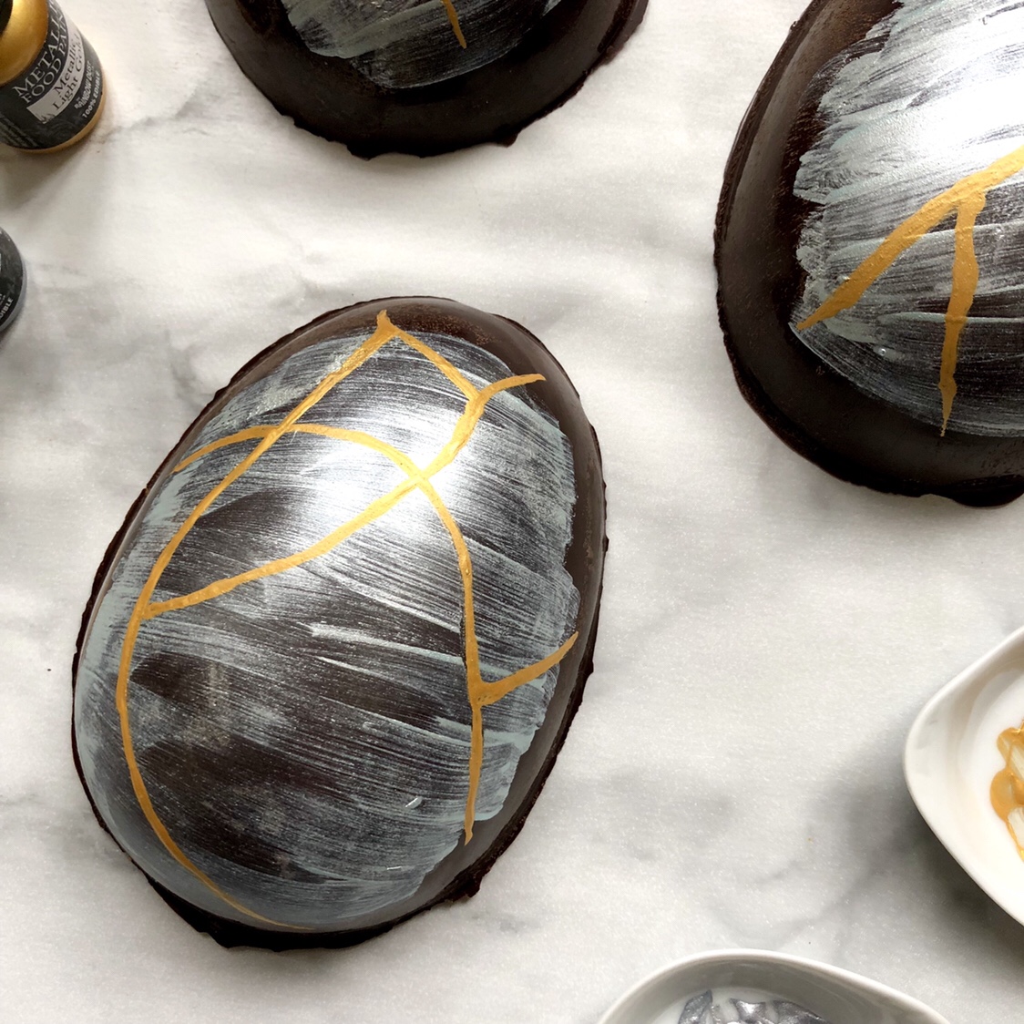 Homemade Kintsugi Easter Eggs | A Year in Dinners